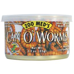 Zoo Med Can o' Worms 35g, ca. 300 Mehlw&uuml;rmer