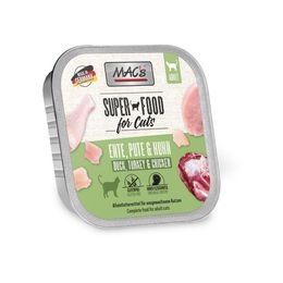 MAC's Cat Ente, Pute und Huhn Katzen-Nassfutter getreidefrei 16x100g