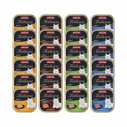 animonda vom Feinsten Adult Mixpaket Katzen-Nassfutter hoher Feuchtigkeitsanteil 24x100g