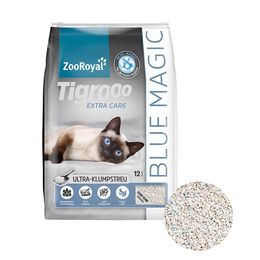 ZooRoyal Tigrooo Blue Magic Katzenstreu antibakteriell 12l