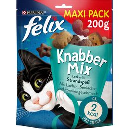 FELIX KnabberMix Strandspa&szlig; Katzensnacks bunter Mix 200g
