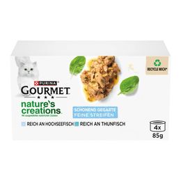 GOURMET Nature's Creations reich an Thunfisch und Hochseefisch 48x85 g