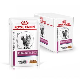 Royal Canin Veterinary RENAL HUHN Nassfutter f&uuml;r Katzen 12x85g