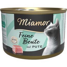 Miamor Feine Beute Pute Katzen-Nassfutter getreidefrei 24x185g
