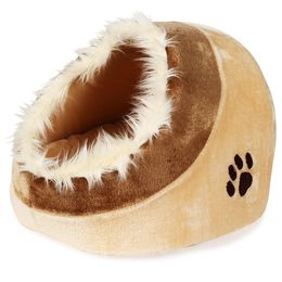Trixie Kuschelh&ouml;hle Minou beige/braun 50x41x30cm