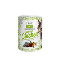 Brit Care Cat Snack - Superfruits Chicken Katzensnacks mit Huhn, Sanddorn und Heidelbeere 3x100g