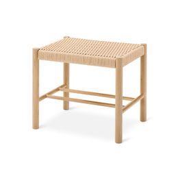 Tchibo - Hocker mit Geflecht - 54x42x45cm - braun -