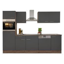 respekta Economy Leerk&uuml;chenblock - 280x60x205cm - braun -