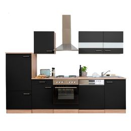 respekta Economy Leerk&uuml;chenblock - 280x60x200cm - schwarz -