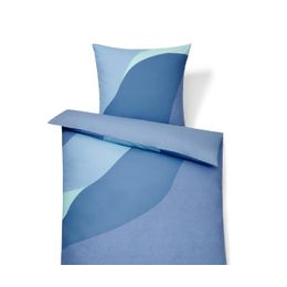 Tchibo - Premium-Baumwoll-Bettw&auml;sche - blau