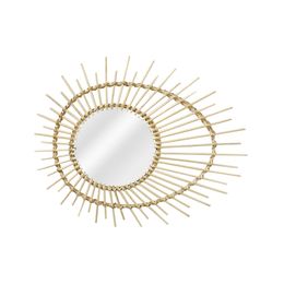 Kayoom Rattan-Spiegel &raquo;Aina&laquo; 125 - 58x2x74cm - naturfarben -