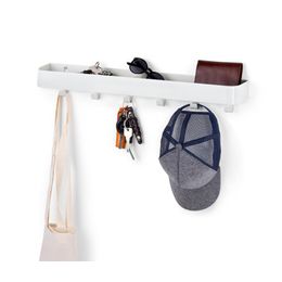 Tchibo - Schl&uuml;sselboard mit Ablage - 60x10x9cm - wei&szlig; -