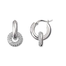 Tchibo - Creolen Sparkle Donut - silber