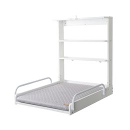 Roba Wandwickelregal mit Wickelauflage &raquo;Roba style grau&laquo; - 66,5x76,5x78cm - wei&szlig; -