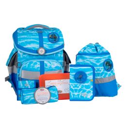 Tchibo - SCHOOL-MOOD -Schulranzen-Set Timeless Air - hellblau
