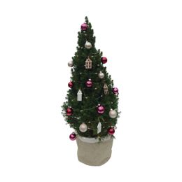 Tchibo - Echtes Weihnachtsb&auml;umchen mit Dekoration - beige