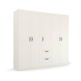 Rauch Dreht&uuml;renschrank &raquo;Cottage&laquo; - 229x54x210cm - wei&szlig; -