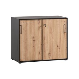 Tchibo - Aktenschrank &raquo;Aino&laquo; - 100x41x83,5cm - schwarz -