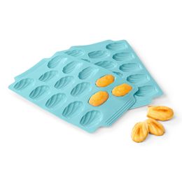 Tchibo - 2 Madeleine-Backformen - blau