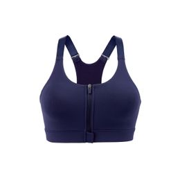 Tchibo - Sport-BH mit Frontrei&szlig;verschluss - Damen - Gr. 80C - dunkelblau