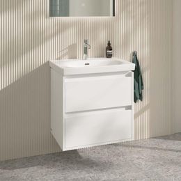 Villeroy & Boch Villeroy & Boch Skyla Schrank mit Waschtisch, 2 Ausz&uuml;ge, 5A5165R1+C79500VE,