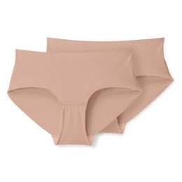 Tchibo - 2 Magic-Cut-Pantys - Damen - Gr. L - beige