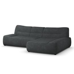 DOMO collection Ecksofa &raquo;Cesena&laquo; - 288x175x81cm - anthrazit -