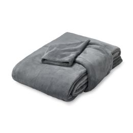 Tchibo - Kuscheldecke mit integrierten &Auml;rmeln - grau