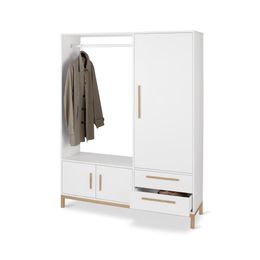 Tchibo - Garderobenschrank &raquo;Eklund&laquo; - 140x40x180cm - braun -