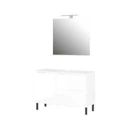 Tchibo - Waschbeckenunterschrank &raquo;Salinas&laquo; - 80x34x56cm - wei&szlig; -