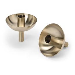 Tchibo - 2 Kerzenhalter - gold