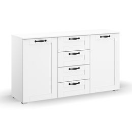 Rauch Kommode &raquo;Cottage&laquo; - 140x42x81cm - wei&szlig; -