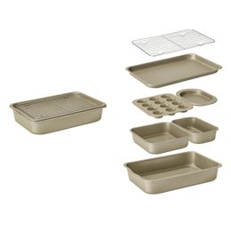 Tchibo - Platzsparendes Backformen-Set - gold