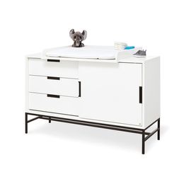 Pinolino Wickelkommode &raquo;Steel&laquo; - 77x140x96cm - anthrazit -