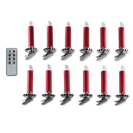 Tchibo - 12 LED-Weihnachtsbaumkerzen - silber