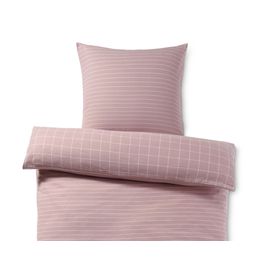 Tchibo - Flanell-Bettw&auml;sche - wei&szlig;
