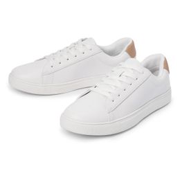 Tchibo - Leder-Sneaker - Damen - Gr. 38 - beige