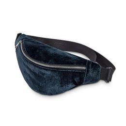 Tchibo - Samt-G&uuml;rteltasche - dunkelblau