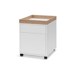 Tchibo - Rollcontainer mit Ablage - 47x51,5x61,5cm - braun -