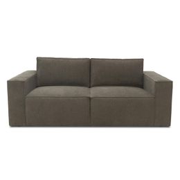 DOMO collection 2-Sitzer-Sofa &raquo;Vigo&laquo; - 208x93x84cm - schwarz -