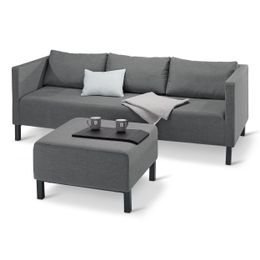 Tchibo - Lounge-Sofa mit Sunbrella -Stoff - 3x85x67cm - schwarz -