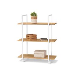 Tchibo - Rollbares Regal - 80x34x99,5cm - braun -