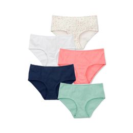 Tchibo - 5 Pantys - Damen - Gr. M - dunkelblau/print