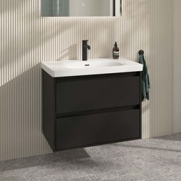 Villeroy & Boch Villeroy & Boch Skyla Schrank mit Waschtisch, 2 Ausz&uuml;ge, 5A5180R1+C79600VL,
