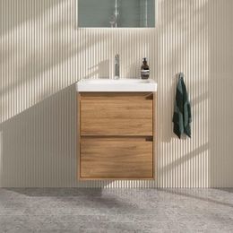 Villeroy & Boch Villeroy & Boch Skyla Schrank mit Waschtisch, 2 Ausz&uuml;ge, 5A5155R1+C79300RH,