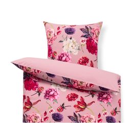 Tchibo - Biber-Bettw&auml;sche - rosa