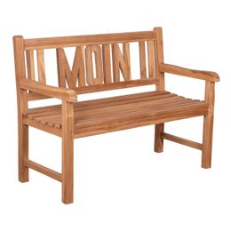 DeVries Teak-Gartenbank &raquo;Moin&laquo; - 120x60x89cm - naturfarben -
