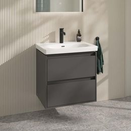 Villeroy & Boch Villeroy & Boch Skyla Schrank mit Waschtisch, 2 Ausz&uuml;ge, 5A5165R1+C79500VR,