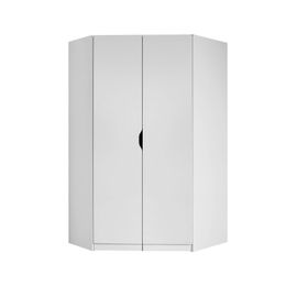 Tchibo - Eck-Kleiderschrank &raquo;Alvara&laquo; - 117x104x197cm - wei&szlig; -