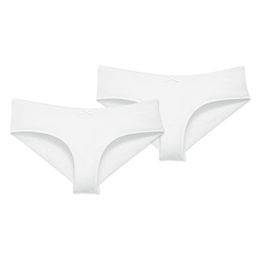 Tchibo - 2 Brazilslips - Damen - Gr. XS - wei&szlig;
